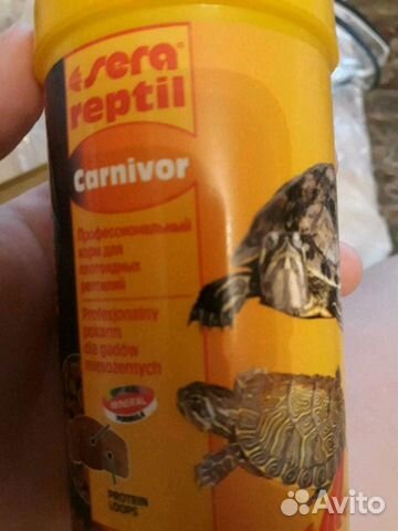 Корм для водяных черепах и рептилий