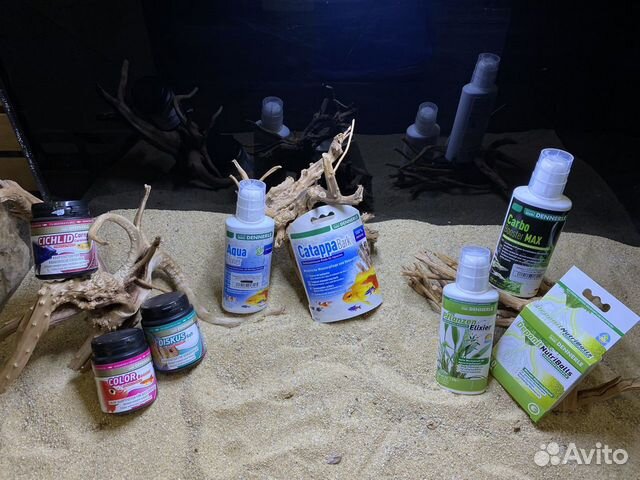 Уходовые средства для аквариума