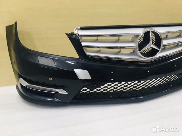 Бампер передний Мерседес 204 амг рест в сборе в Москве, цена 50 000 руб ...