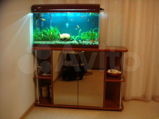 Аквариум Джебо R209 (150л) с тумбой